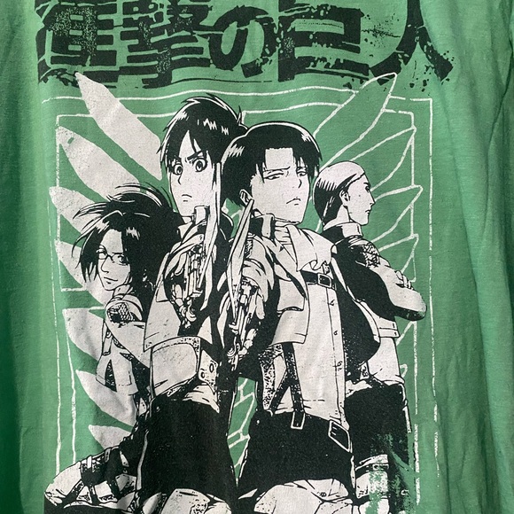 Ripple Junction | Shirts | Ripple Junction Green Attack On Titan Tee ...